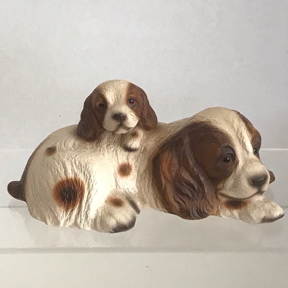 Accents | House Of Global Art Cocker Spaniel Dog Puppy Figurine Hand ...